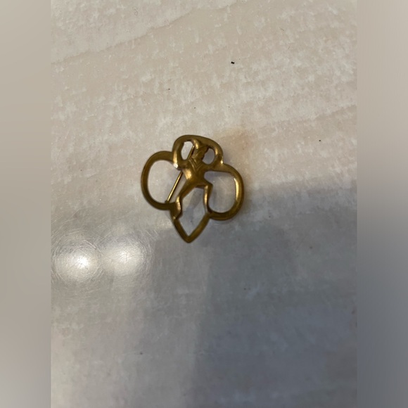 Accessories | 196s Girl Scout Brownie Dancing Elf Lapel Pin | Poshmark